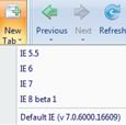 IETester, las versiones de IE en un sólo navegador